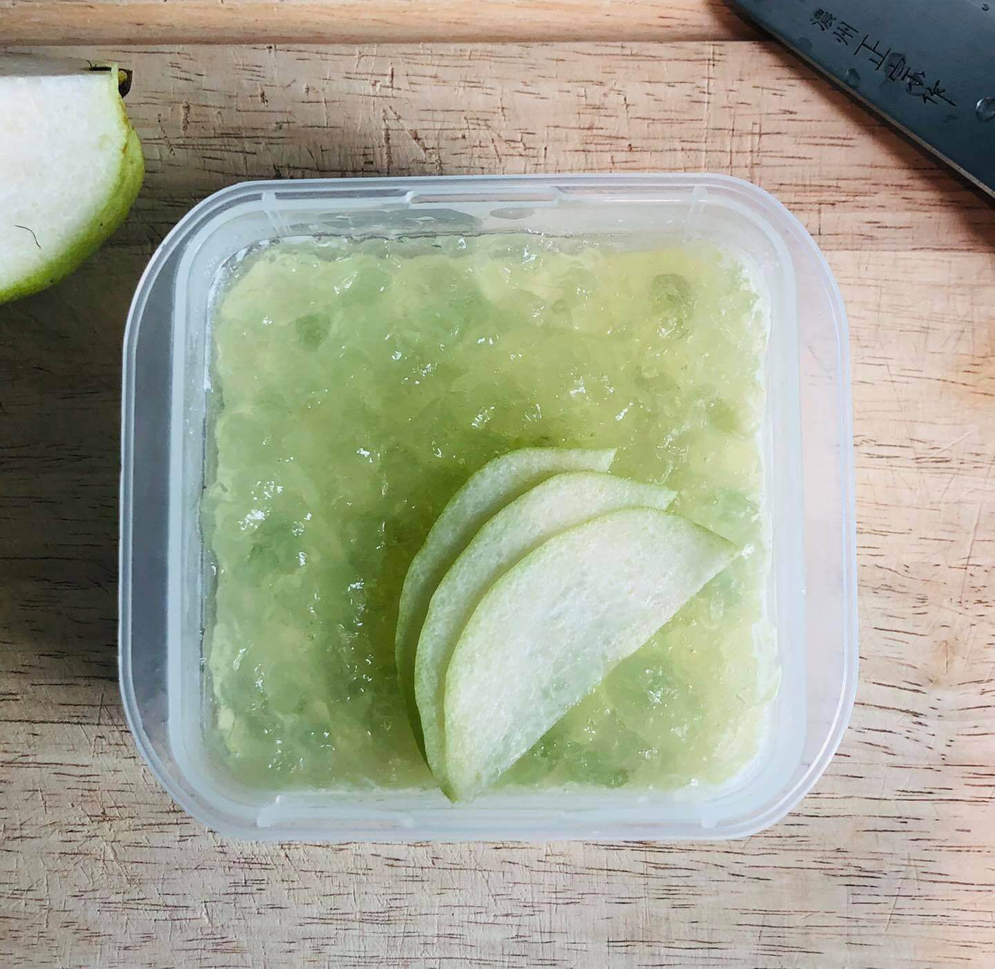 Guava in yogurt panna cotta & cucumber jelly 勒｜คนญี่ปุ่นทำอาหาร 日本人が料理をします