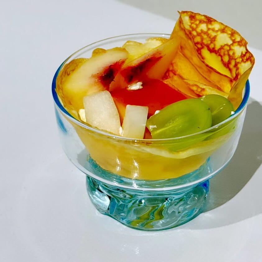 プリンアラモード Pudding a la mode｜คนญี่ปุ่นทำอาหาร 日本人が料理をします